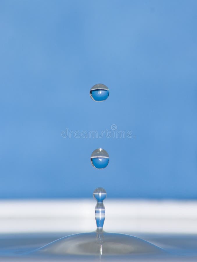 Water drop stock photo. Image of rise, force, crystal - 1248492