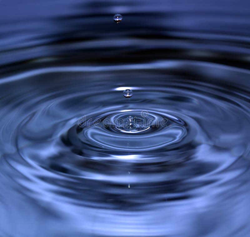 Water Intersecting Ripples stock photo. Image of clear - 6725620