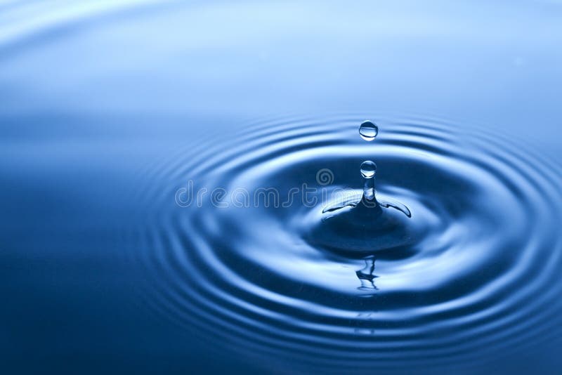 Simple water drop stock image. Image of simple, clean - 16360261