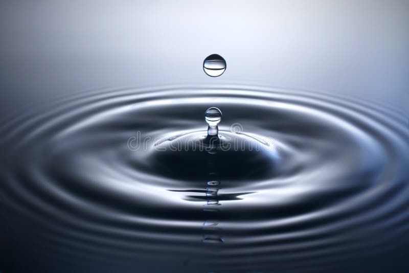 Simple water drop stock image. Image of simple, clean - 16360261