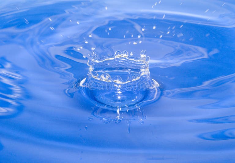 Water drop stock image. Image of ripple, rain, micro, drop - 2348855