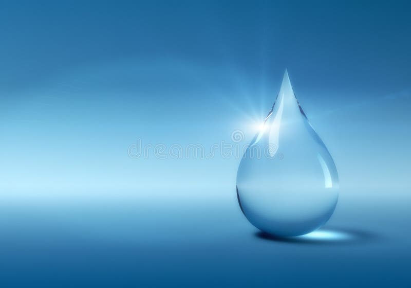 Water drop stock illustration. Illustration of clean - 28009456