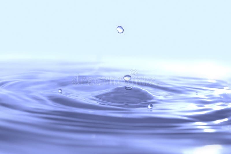 Water Drop stock photo. Image of motion, reflection, blue - 4000058