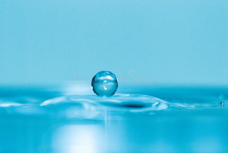 Water drop stock photo. Image of circle, ripple, peaceful - 2284234