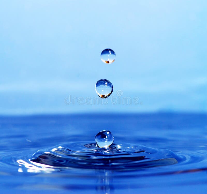 Water drop stock image. Image of rippled, circle, motion - 5713323