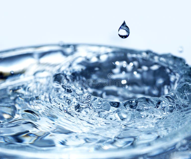 Water drop stock photo. Image of fluid, drop, blur, cold - 6423306