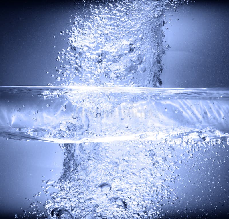 Isolated Water Drop and Tower of Water Stock Photo - Image of circle ...