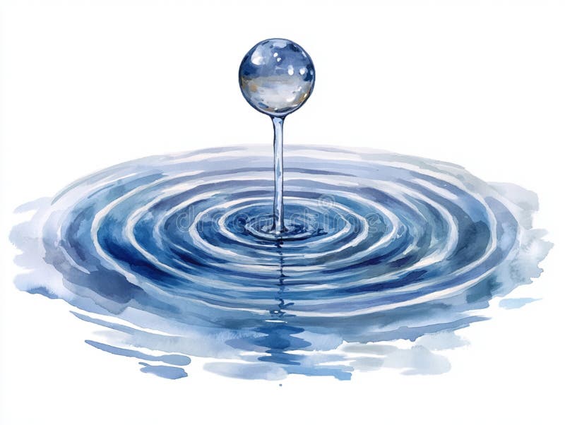 Water Drop Background Water Element Material Water Surface Dynamic ...
