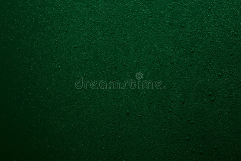 Water Drop Background Green Colour Stock Image - Image of environment ...