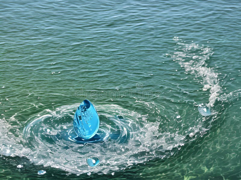 Water Drop Background Water Element Material Water Surface Dynamic ...