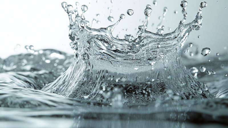 Water Drop Background Water Element Material Water Surface Dynamic ...