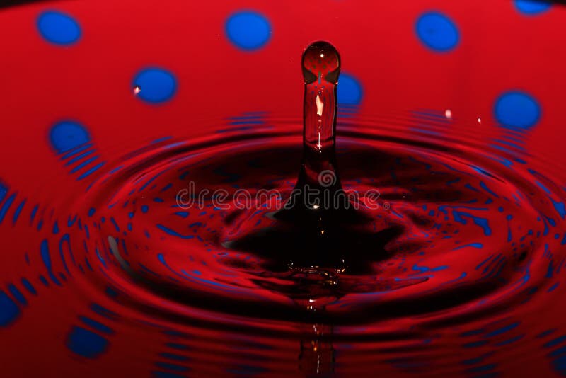 Water Drop stock photo. Image of blue, impact, drop, nature - 63514026
