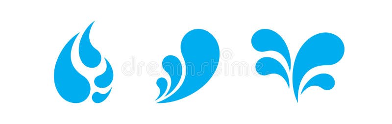 Water Drop Blue, Aqua Droplet, Water Drop Symbol, Water Liquid Splash ...