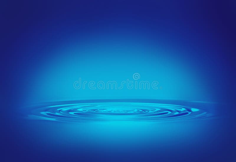 WATER DROP BLUE with Ripples Stock Image - Image of clean, bright ...