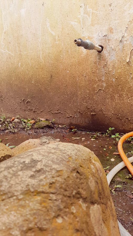 Water Drop from Broken Pipe Rock Stock Photo - Image of drop, broken ...