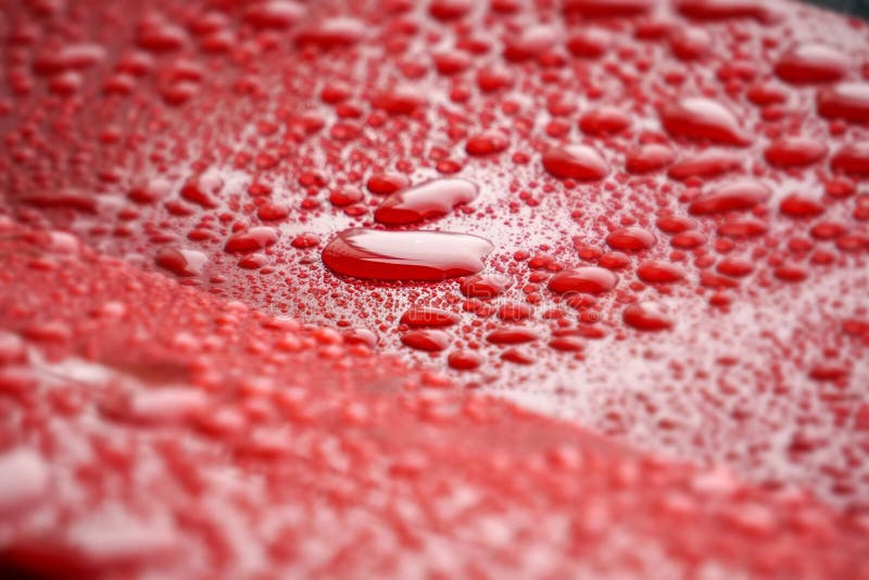 Water drop car stock photo. Image of closeup, surface - 215391216