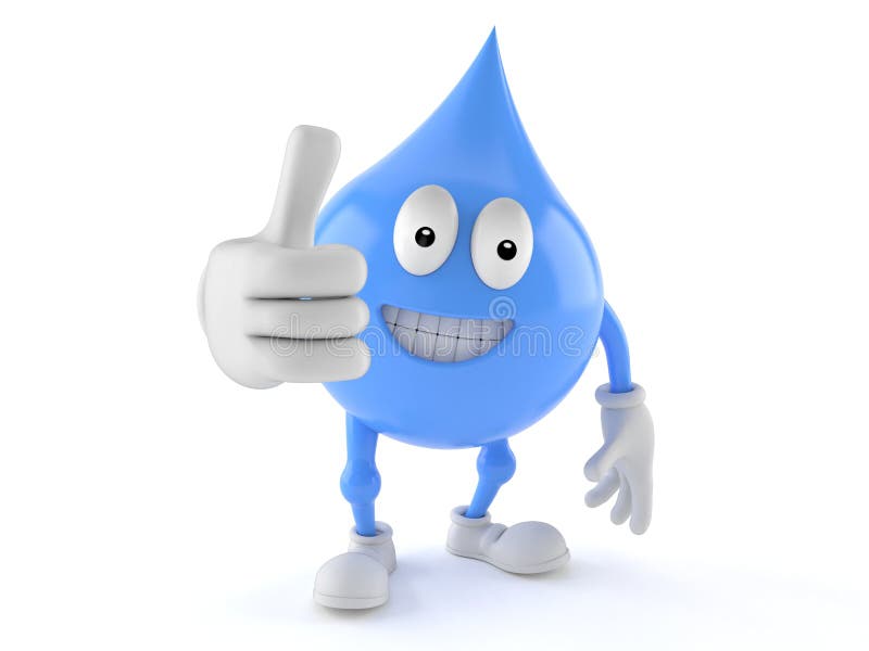 Thumbs Up Water Vending Machine in a Character Stock Vector ...