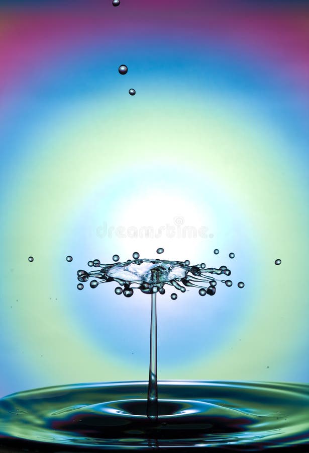 Water drop collision stock photo. Image of abstract, collision - 34605538