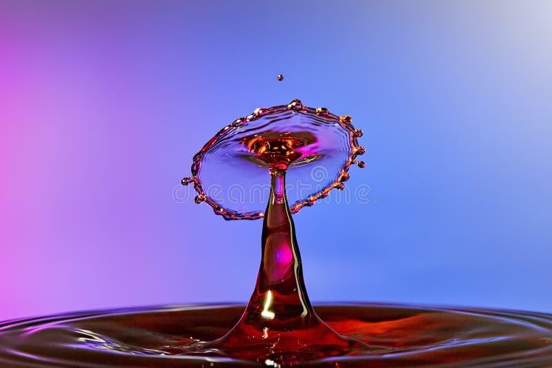 Water Drop Collision Close Up Image Stock Photo - Image of liquid, drop ...