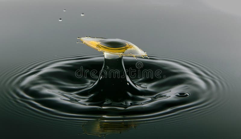 Water drop collision stock image. Image of collision - 84565663