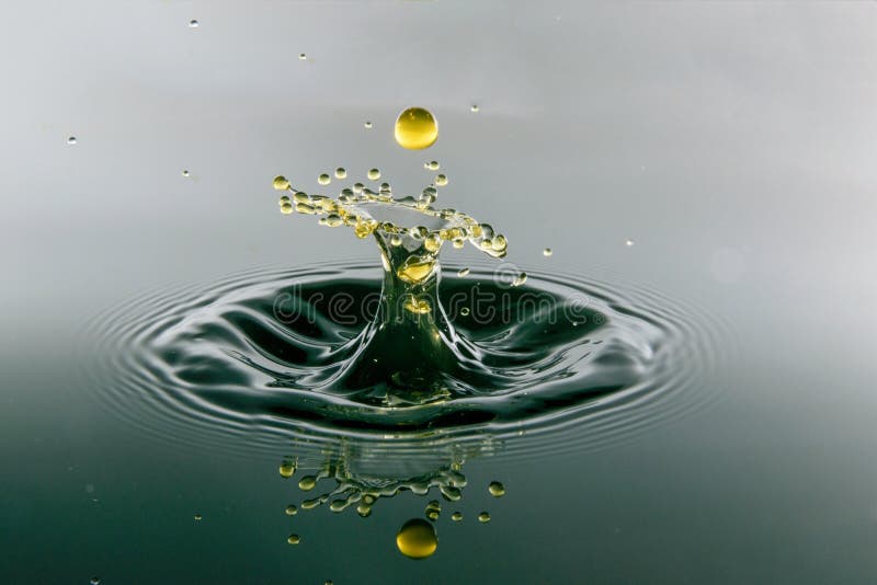 Water drop collision stock photo. Image of circle, drop - 84566122