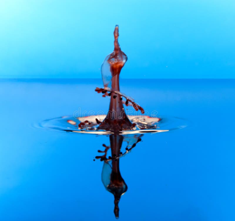 Water drop collision stock photo. Image of shape, surface - 84959354