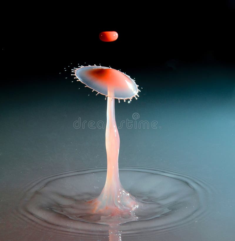Water drop collision stock photo. Image of collision - 84963504