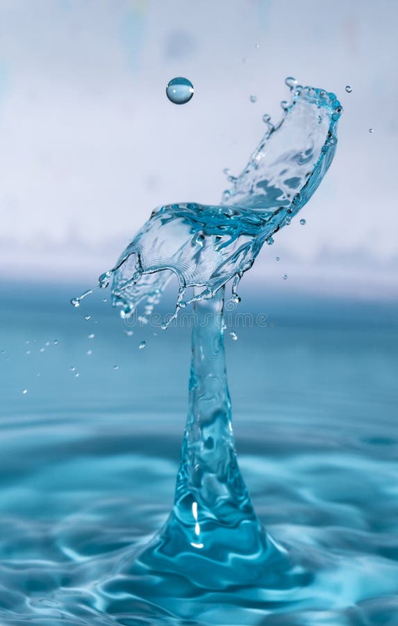 Water Drop Collision and the High Chair Stock Image - Image of detail ...