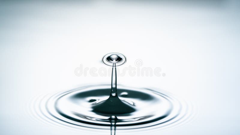 Water Drop Collision. Water Splash Stock Photo - Image of water ...