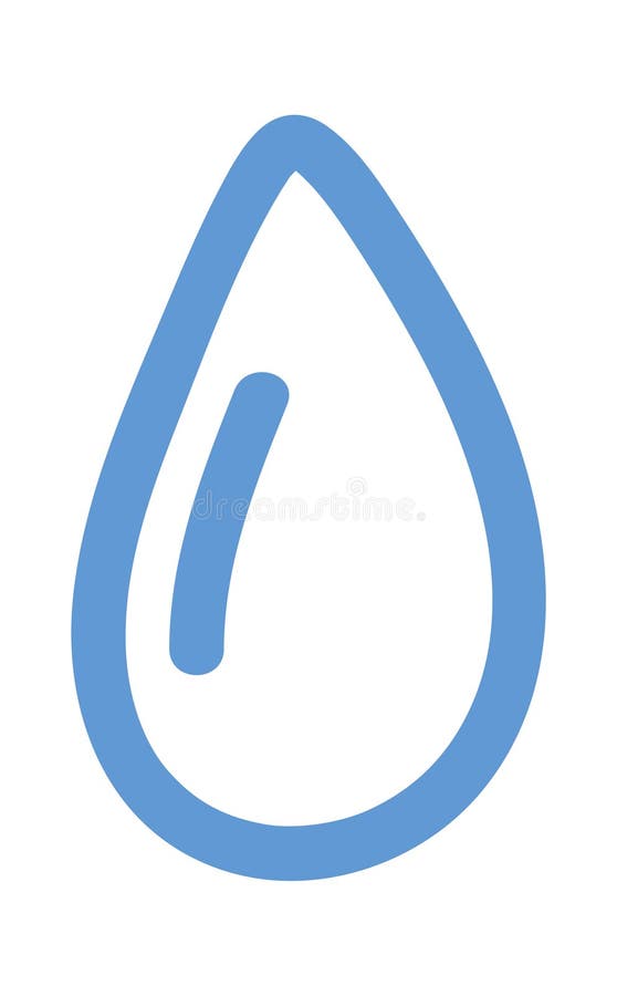 Water Drop Color Doodle Element Stock Vector - Illustration of droplet ...