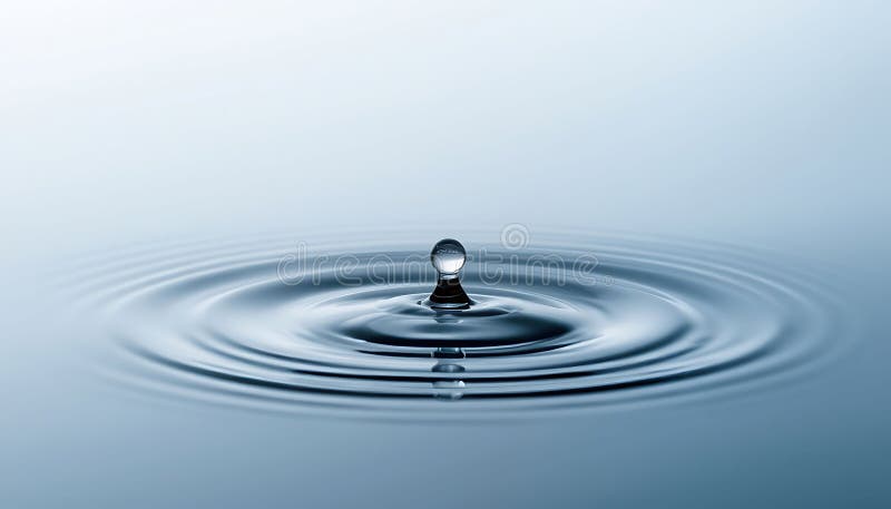 Water Drop Ripple, Liquid Surface, Concentric Circles, Fluid Dynamics ...