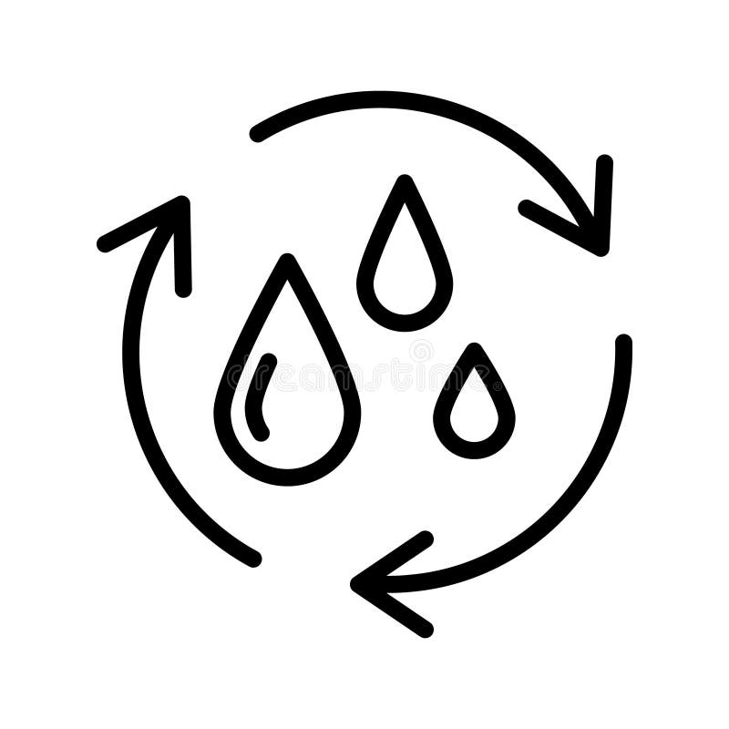 Drop cycle stock vector. Illustration of design, water - 28032084