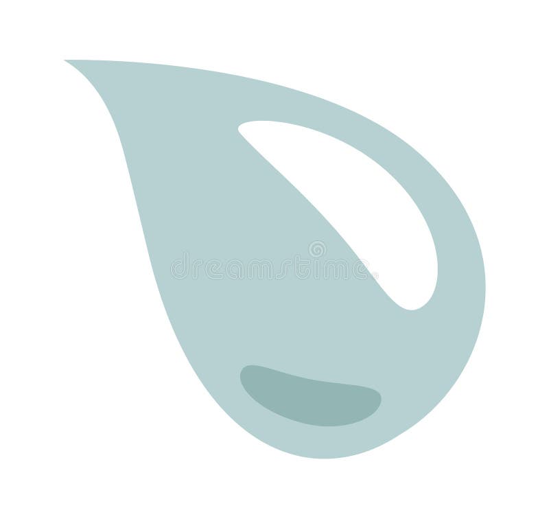 Water Drop Decor Element Flat Icon Stock Vector - Illustration of icon ...