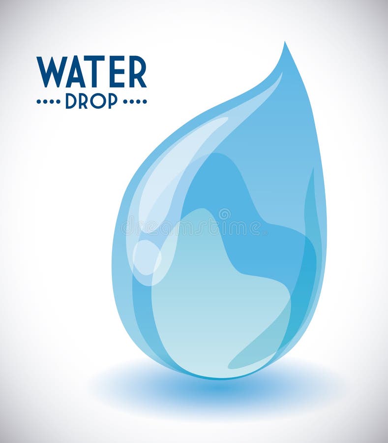 Water drop design stock vector. Illustration of graphic - 45065609