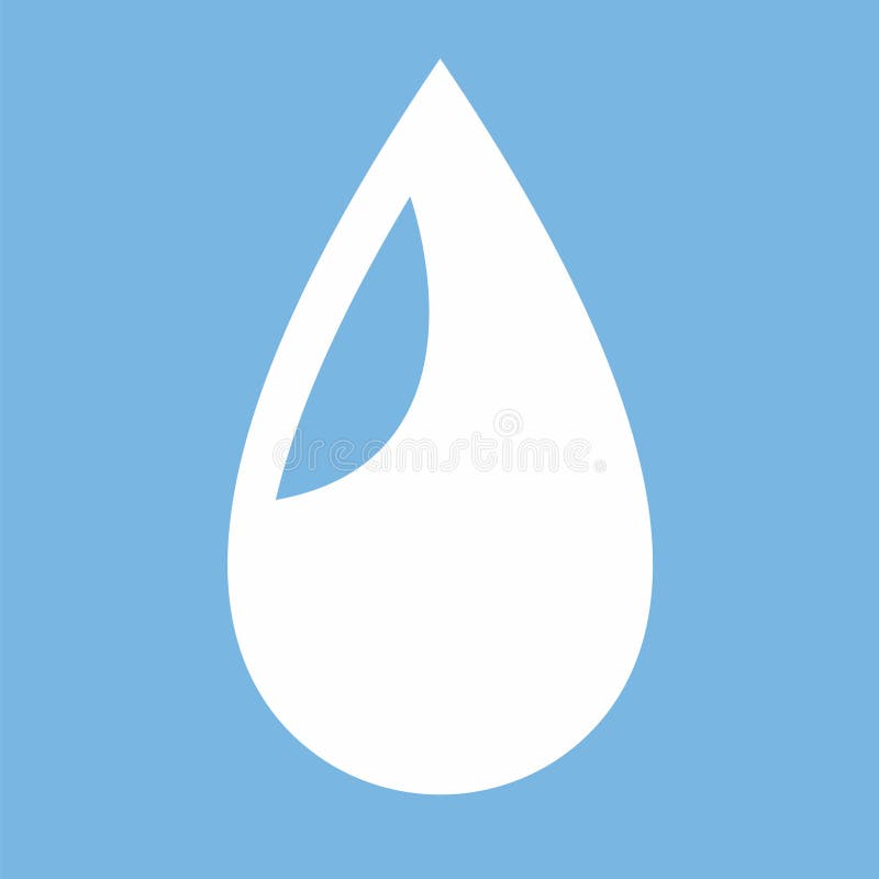 Water Drop Ecology Geometric Symbol Stock Vector - Illustration of ...