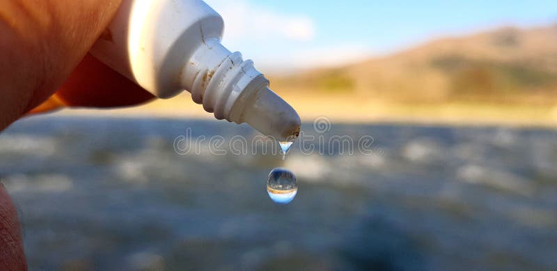 Water Drop is Falling Water Down Falling Stock Image - Image of white ...