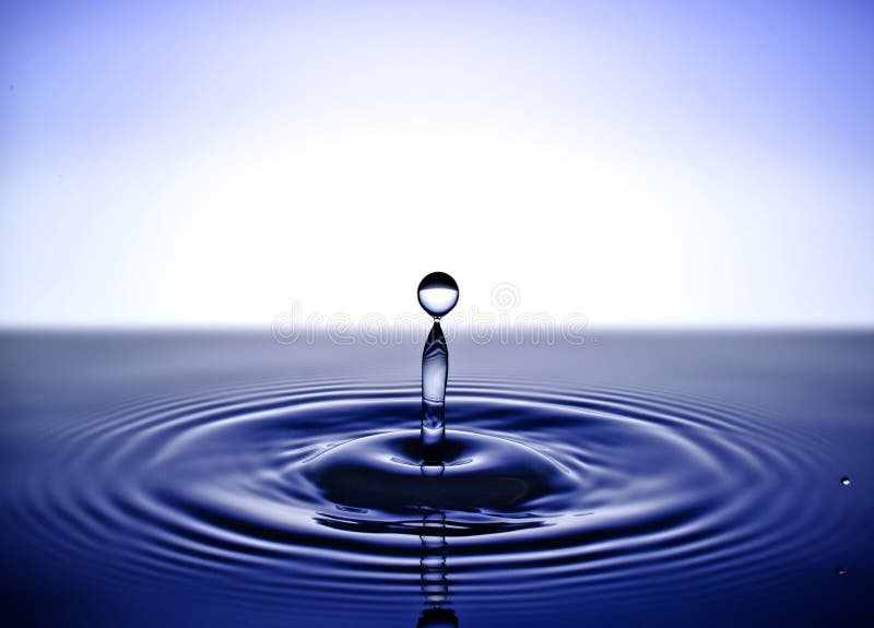 Drop of Water stock photo. Image of close, water, wave - 1283184
