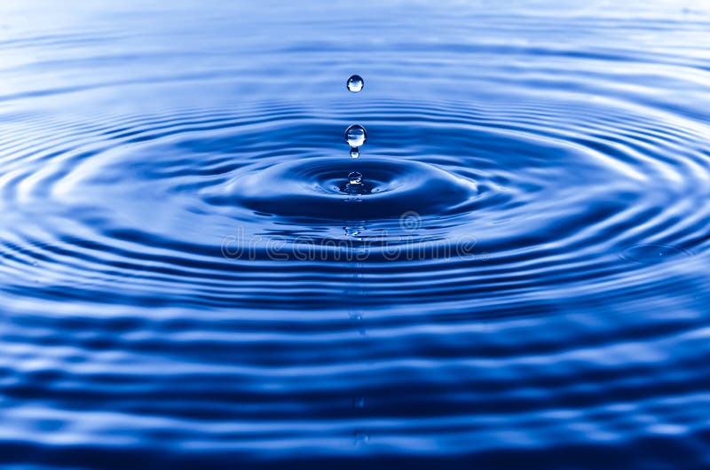 Water Dripping Into Lake