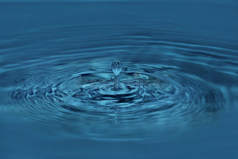 Water Drop Falls into a Glass Stock Image - Image of rain, drops: 54394213