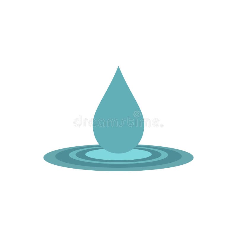 Water Drop Icon, Icon Cartoon Stock Vector - Illustration of clean ...