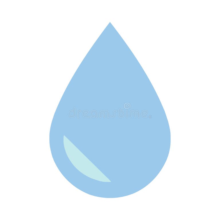 Water Drop Flat Style Icon Design, Vector Illustration Stock Vector ...