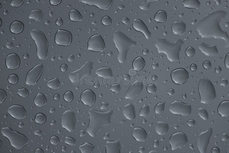 Water Drop on the Clear Glass , the Glass it Looks Fresh. Stock Photo ...