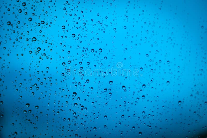 Water Drop on Glass Mirror Abstract Background. Stock Photo - Image of ...