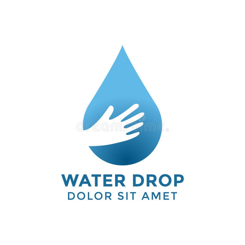 Water Drop Graphic Design Template Vector Illustration Stock Vector ...