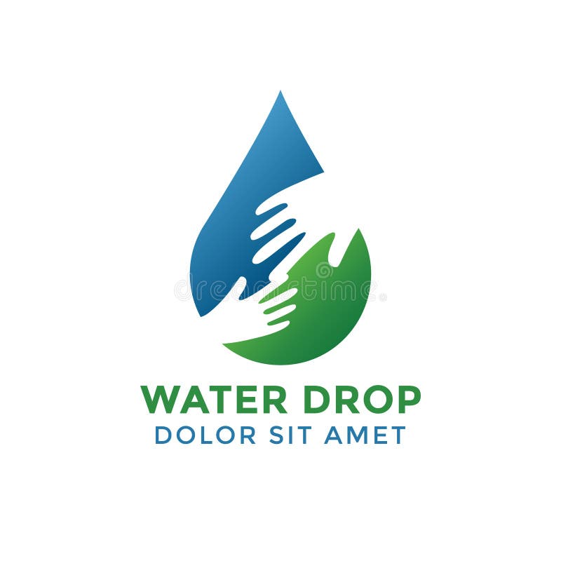 Water Drop Graphic Design Template Vector Illustration Stock Vector ...