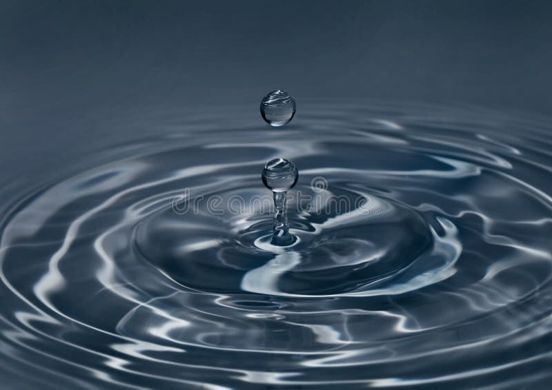 Water drop stock photo. Image of blue, speed, drip, macro - 30904862