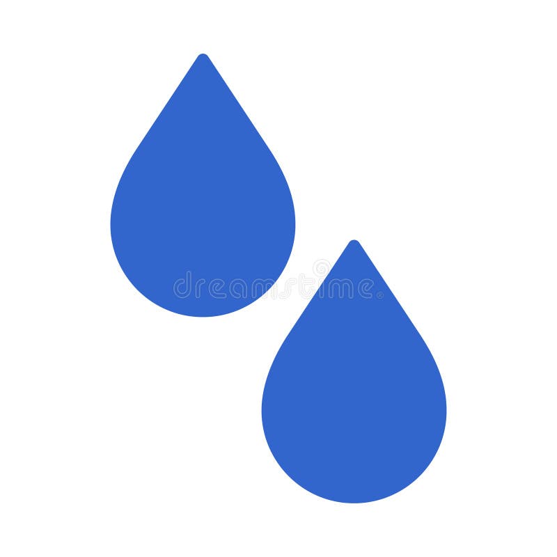 Water drop icon stock vector. Illustration of drop, aqua - 239873279