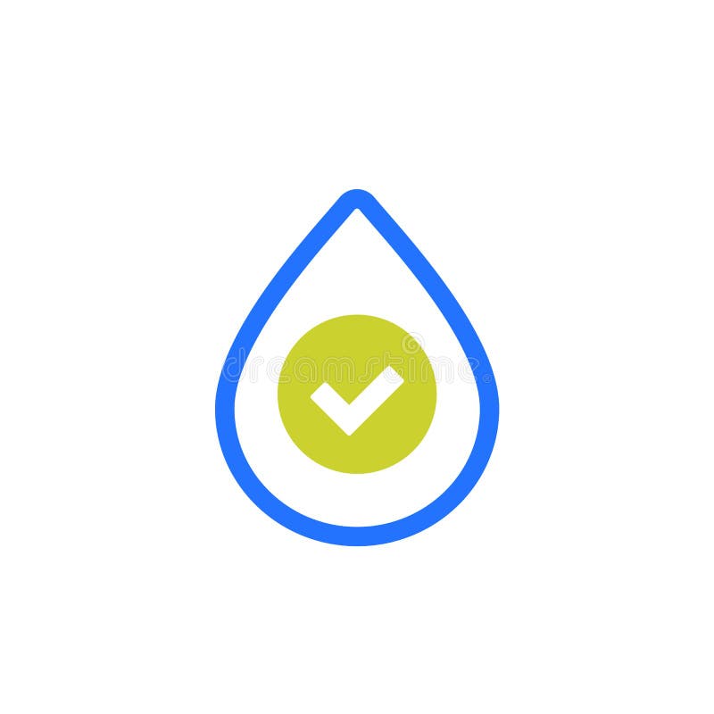 Water Drop Check Mark Stock Illustrations – 772 Water Drop Check Mark ...