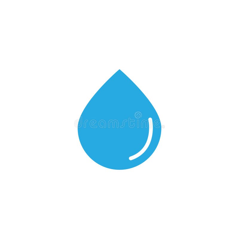 Water Drop Icon Graphic Design Template Vector Illustration Stock ...