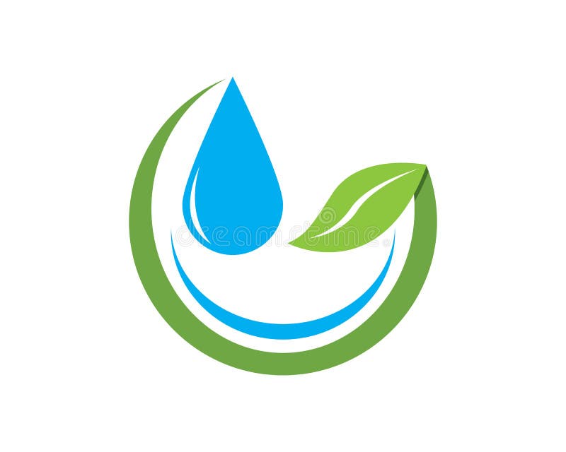 Water Drop Icon Logo Design Template Stock Illustration - Illustration ...